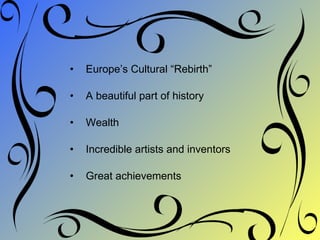 Renaissance Musem Project | PPT