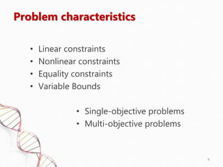 A Modular Genetic Algorithm Specialized for Linear Constraints | PPT