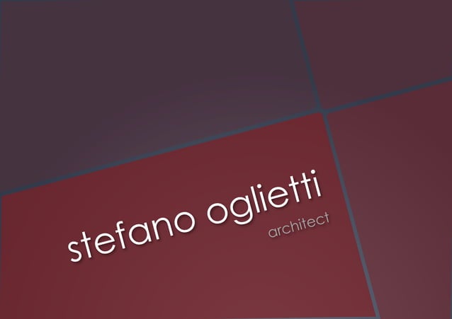 Stefano oglietti portfolio_15eng | PPT