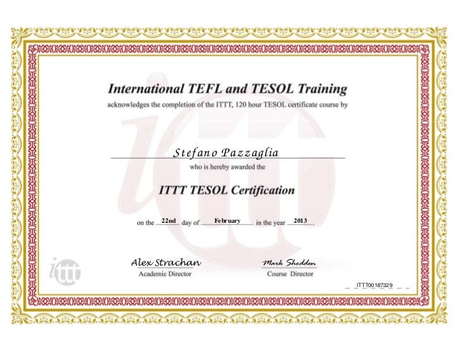 TESOL Certificate
