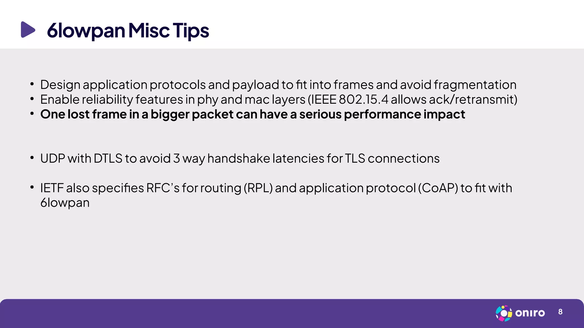 SFScon 21 - Stefan Schmidt - The Rise of IPv6 in IoT Protocols | PPT