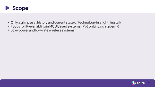 SFScon 21 - Stefan Schmidt - The Rise of IPv6 in IoT Protocols | PPT