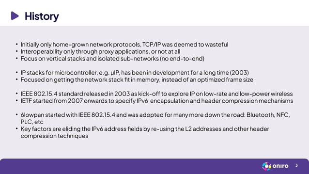 SFScon 21 - Stefan Schmidt - The Rise of IPv6 in IoT Protocols | PPT