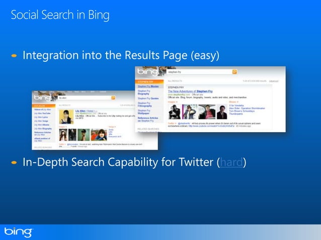 Bing: Welcome to the Social | PPT
