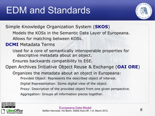 Steffen Hennicke Presentation DM2E Kick-Off | ODP