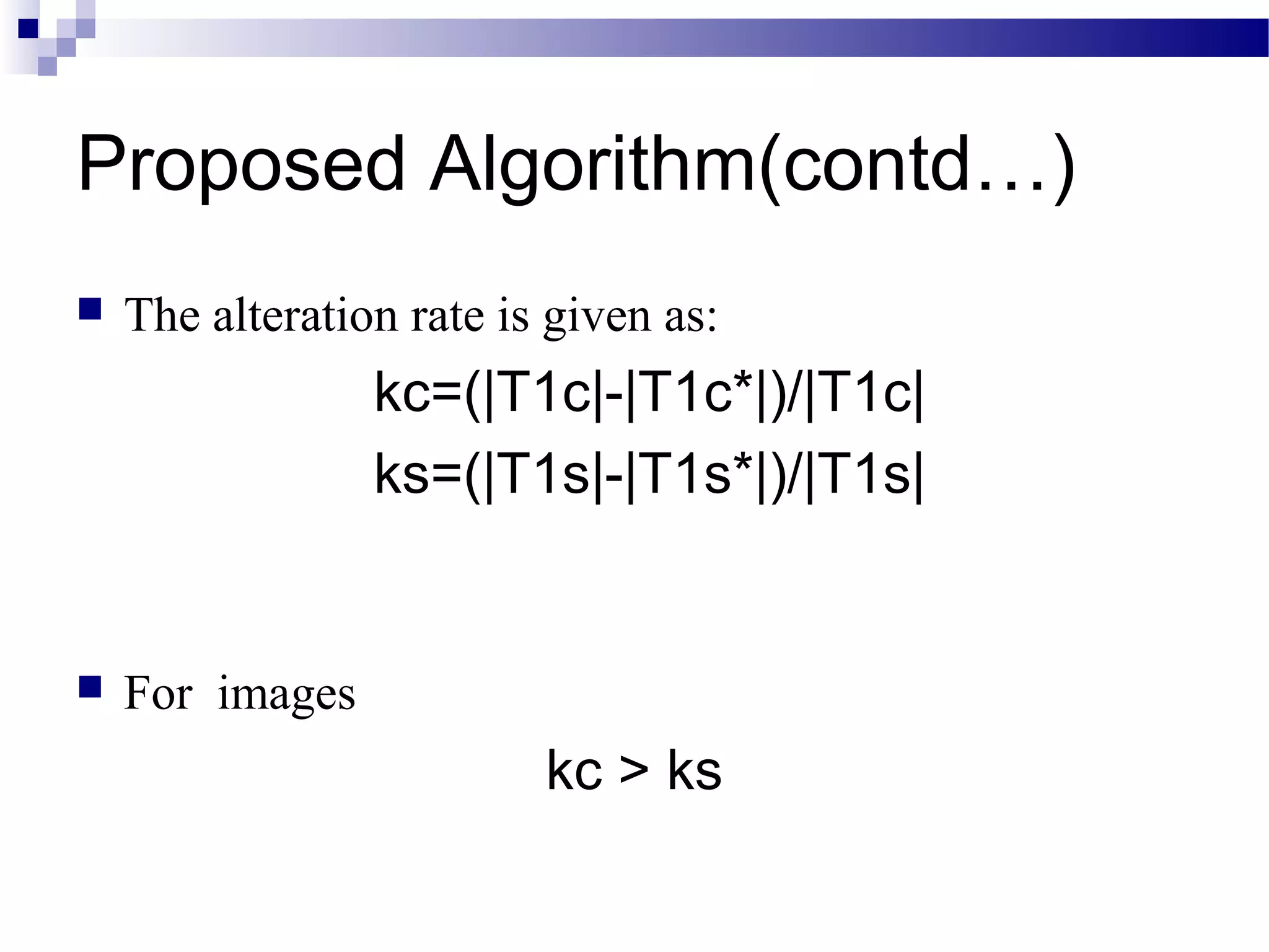 Steganalysis of lsb matching steganography | PPT