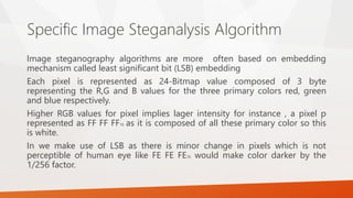 Steganalysis ppt | PPTX