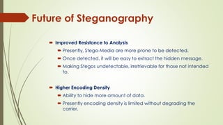 Steganoghraphy | PPTX