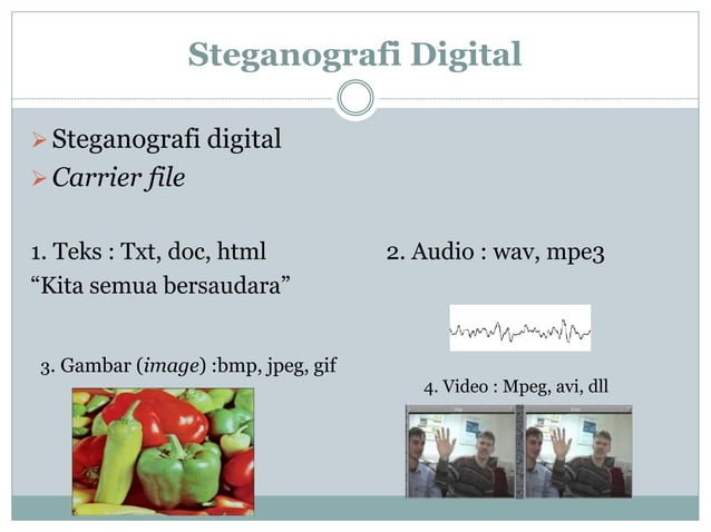 Steganografi | PPTX