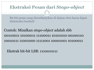 Steganografi | PPTX