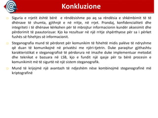 Steganografia ne imazhe | PPT