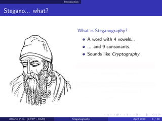 Steganography: Hiding information in past, present and future. | PDF