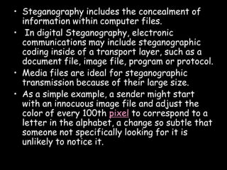 Steganography | PDF | Computing | Technology & Computing