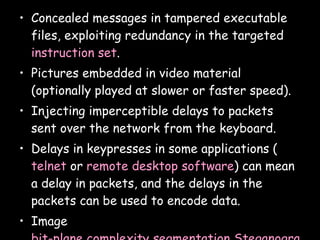 Steganography | PPT | Free Download