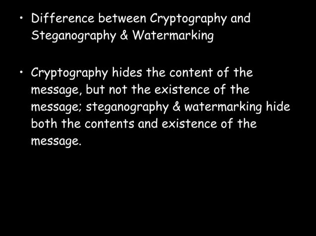 Steganography | PPT