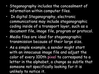 Steganography | PPT | Free Download