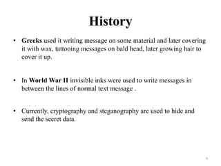 Steganography | PPTX