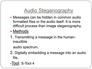 Steganography basic | PPT