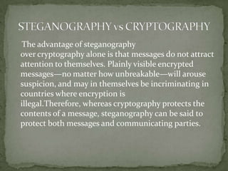 Steganography | PPTX