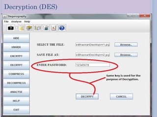 Steganography | PPT | Programming Languages | Computing
