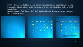 Steganography(Presentation) | PPTX