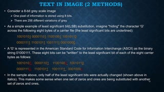 Steganography(Presentation) | PPTX
