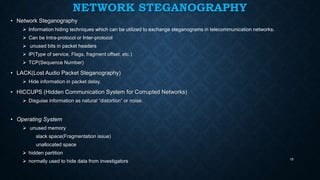 Steganography(Presentation) | PPTX