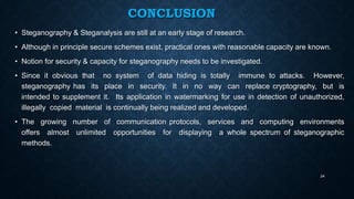 Steganography(Presentation) | PPTX