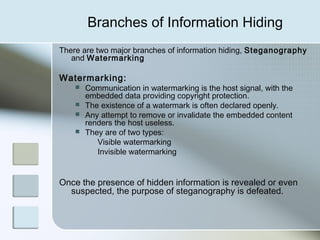 Steganography | PPT