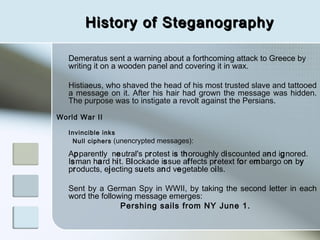 Steganography | PPT