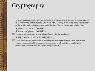 Steganography | PPT | Information and Network Security | Computing