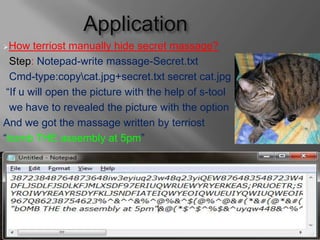 Steganography | PPTX
