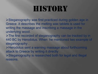 Steganography | PPTX