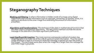 Steganography | PPTX
