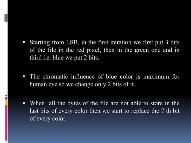 Steganography with RSA Algorithm | PPT
