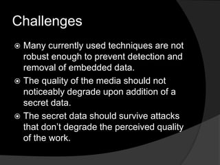 Steganography | PPTX