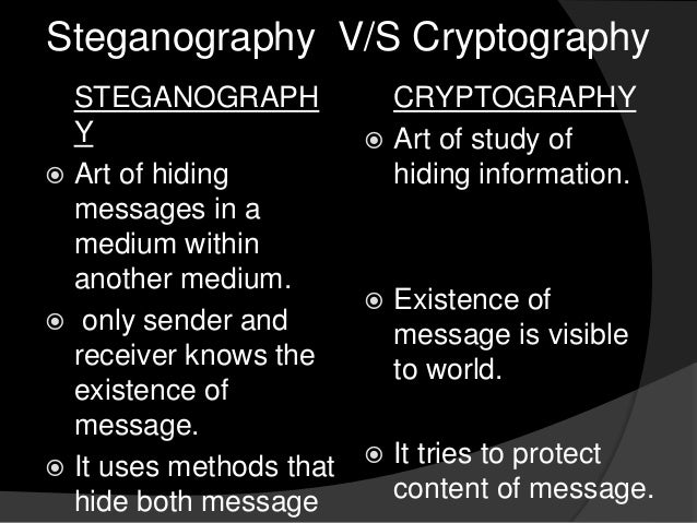 Steganography