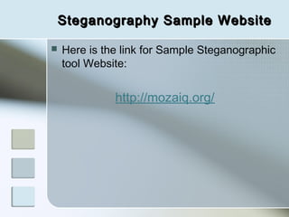 Steganography | PPT