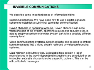 art of Steganography | PPT