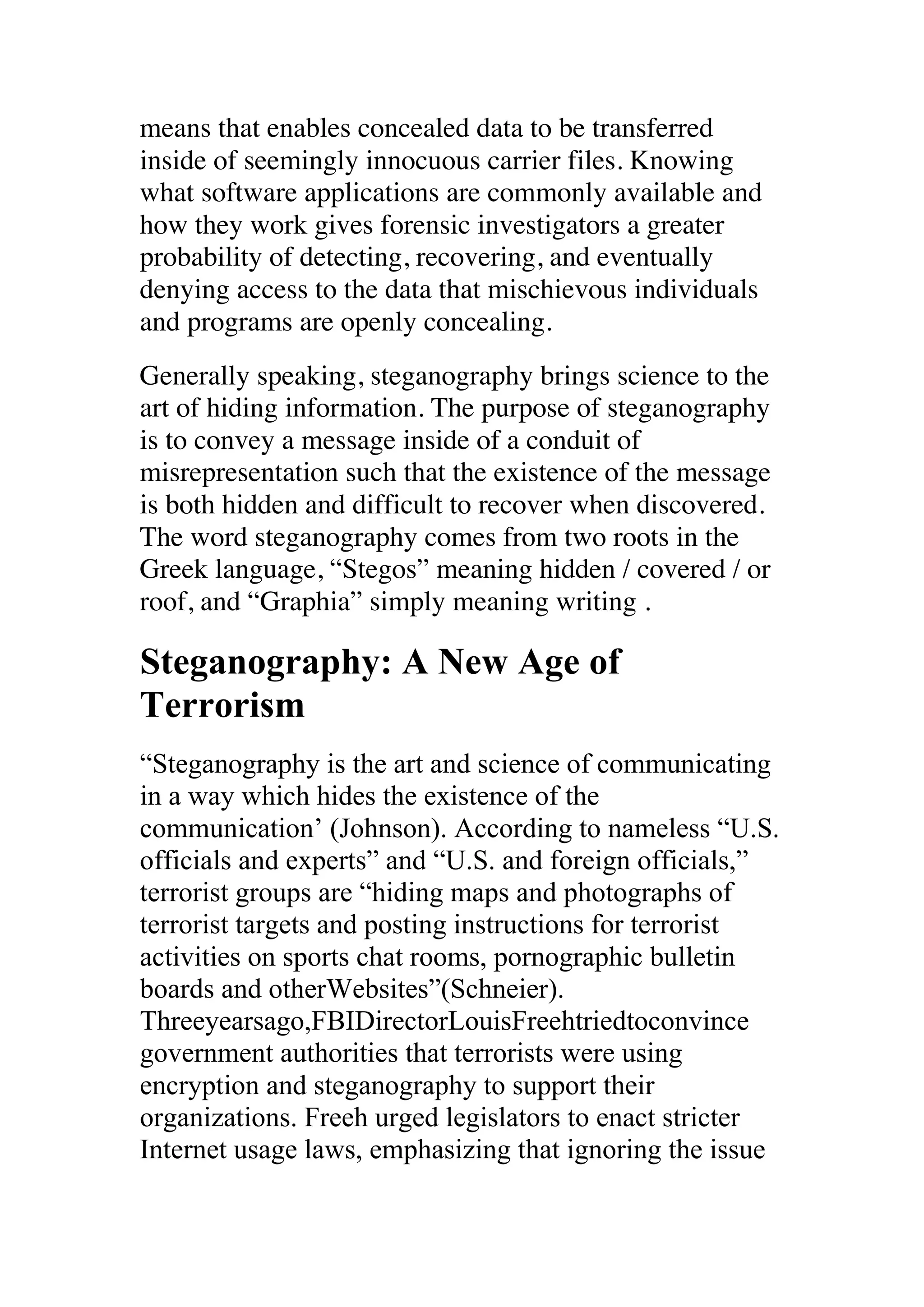 Steganography PDF | PDF