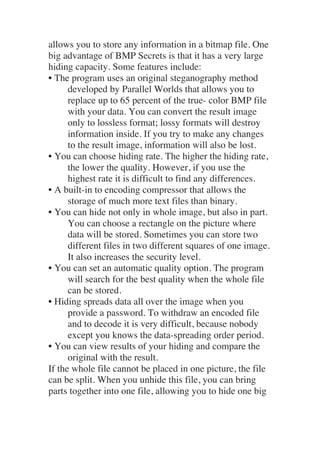 Steganography PDF | PDF | Information and Network Security | Computing