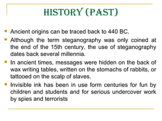 Steganography | PPT