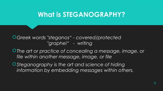 Steganography | PPT