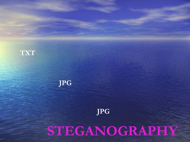 Steganography | PPT