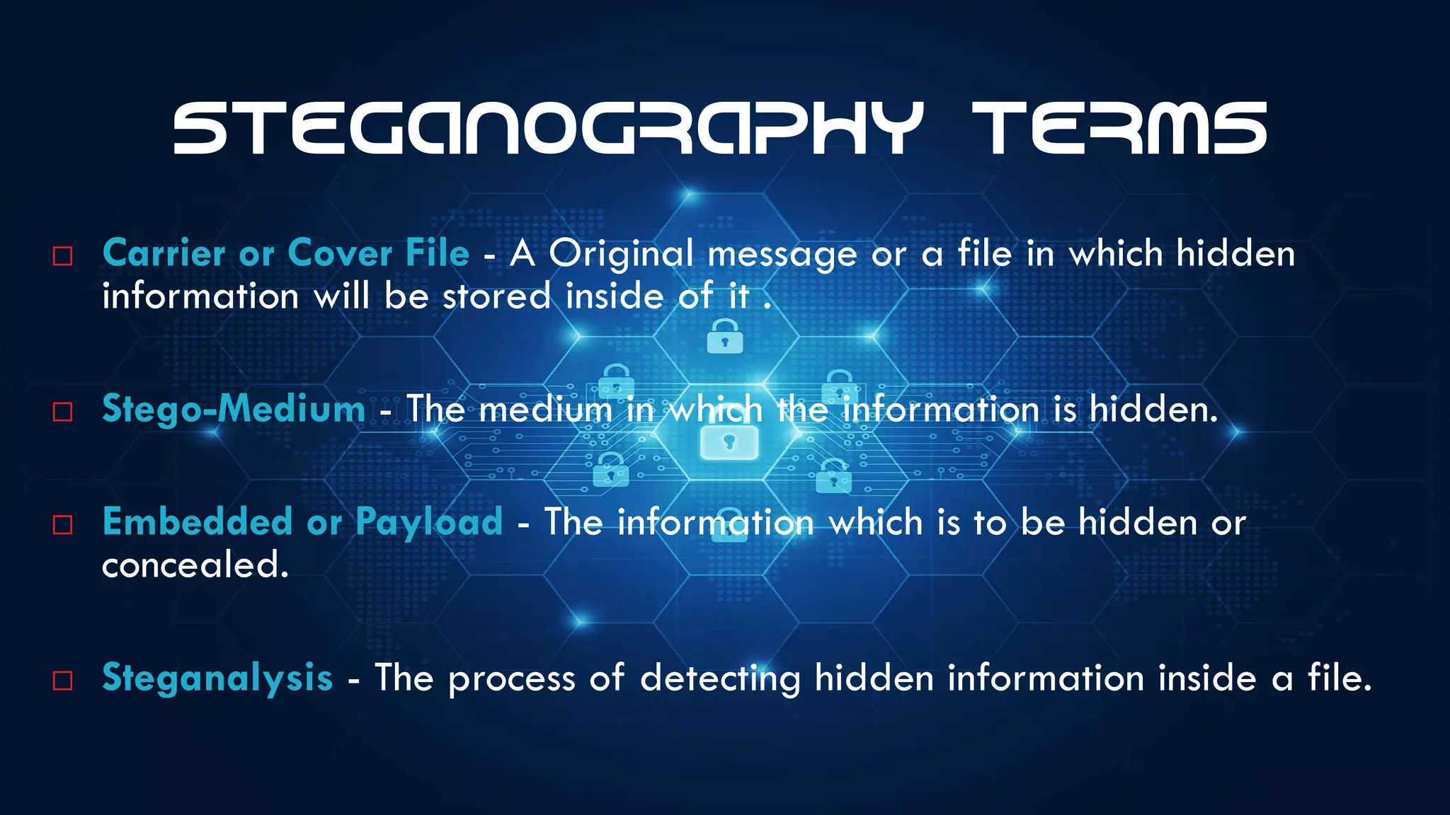 Presentation On Steganography | PDF | Digital Audio | Computer Software and Applications