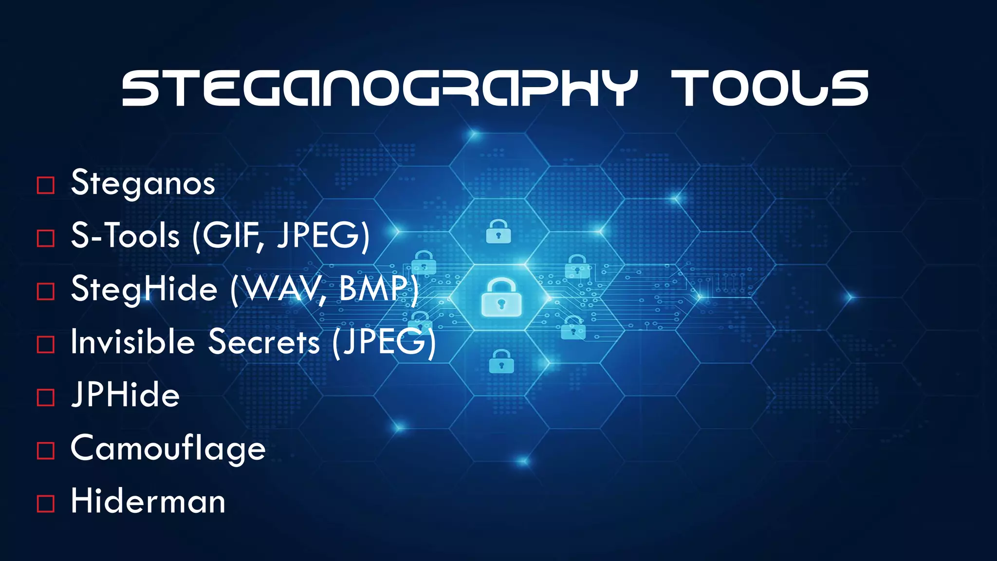 Presentation On Steganography | PDF