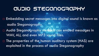 Presentation On Steganography | PDF