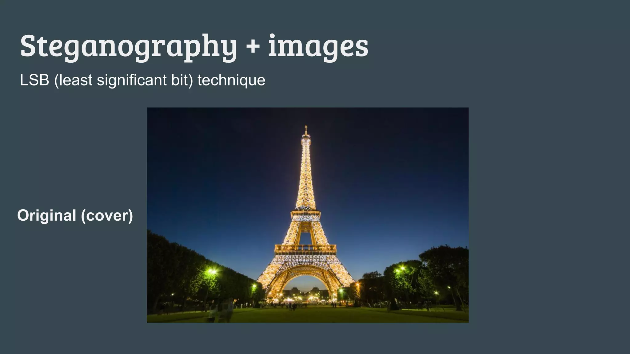 Steganography: LSB technique | PDF