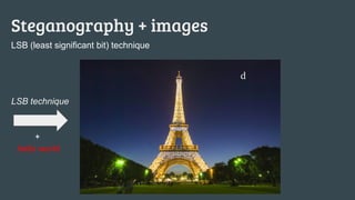Steganography: LSB technique | PDF