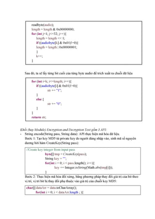 Steganography Image + audio | PDF